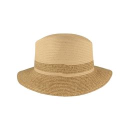BREITER Strohhut in beige | Gr.: XL