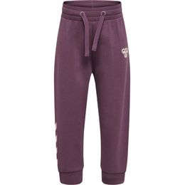 Hummel Verstellbare Taille Hose Hmlmini Kinder in BLACK PLUM | Gr.: 110