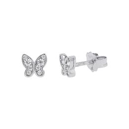 Tom Tailor Paar Ohrstecker "Schmuck Geschenk Silber 925 Schmetterling", Silber 925 (Sterlingsilber), silber, Silber 925 (Sterlingsilber), Ohrringe,