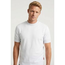 JOOP! JOOP JEANS Herren Rundhalsshirt "Cedric", wei&szlig;, Gr. XL, clean, unifarben, Single Jersey, Obermaterial: 95% Baumwolle, 5% Elasthan, Shirts, mit