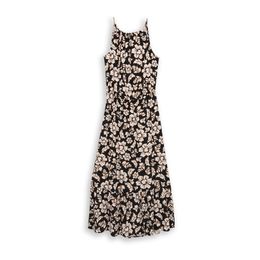 Tom Tailor Kleid Damen Gr&ouml;&szlig;e 44 gelb / schwarz / wei&szlig; Sommerkleid
