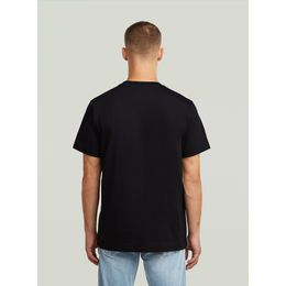 G-Star Raw G-STAR Herren T-Shirt "GS-01 T-Shirt"dk schwarz, Gr. M, Obermaterial: 100% Baumwolle, Shirts