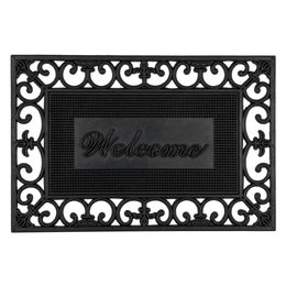 Fu&szlig;matte 'Antiek Welcome' schwarz 40 x 60 cm