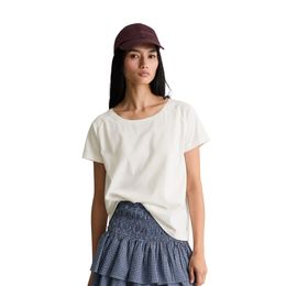 Marc O'Polo Damen T-Shirt "aus Basic Single Jersey", wei&szlig;, Basic, Gr. XS, MARC O'POLO DENIM, unifarben, Obermaterial: 100% Baumwolle, Shirts