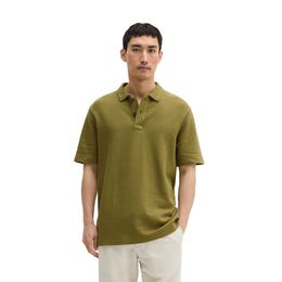 Marc O'Polo MARC O'POLO Herren Poloshirt "mit feiner Struktur", gr&uuml;n, Gr. XL, unifarben, Obermaterial: 98% Baumwolle, 2% Elasthan, Shirts