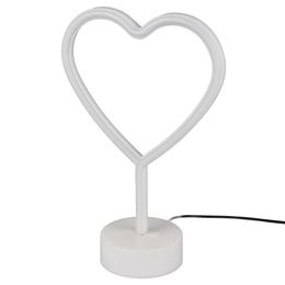 REALITY LEUCHTEN LED-Tischlampe 'Heart' 1,5 W 20 x 29,6 x 8,5 cm