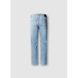 Pepe Jeans Damen Slim-fit-Jeans "SLIM JEANS HATCH"bleached light, Gr. 33, Denim/Jeans, Obermaterial: 99% Baumwolle, 1% Elasthan, Jeans, mit Regular
