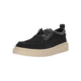 Clarks Herren Schn&uuml;rschuh "Polden Moc", Gr. 45, schwarz, Schuhe, mit ultraleichter und federnder Sohle