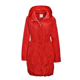 GOLDNER Damen Kurzjacke "Kurzgr&ouml;&szlig;e Trendiger leichter Regen Parka aus funktionalem Material", rot, Gr. 20, Obermaterial: 100% Polyamid PA., Jacken,