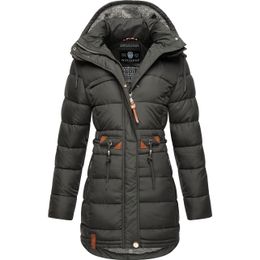 Navahoo Damen Steppmantel "Daliee", grau, Gr. XL, Oberstoff: 100% Polyester. Futter: 100% Polyester. Wattierung: 100% Polyester. &Auml;rmelfutter: 100%