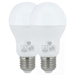 B1 LED-Leuchtmittelset Tropfen matt E27 8,6 W 806 lm warmwei&szlig; 2 St&uuml;ck