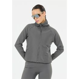 ENDURANCE ATHLECIA ATHLECIA Damen Laufjacke "Ayanda V2", grau, Gr. 36, unifarben, 100% Polyester, Jacken, mit 4-Wege-Stretch