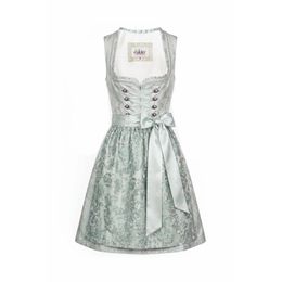 N&uuml;bler N&Uuml;BLER Damen Dirndl "Dirndl midi Karoline", gr&uuml;n, Gr. 48, Obermaterial: 100% Polyester PES., Kleider