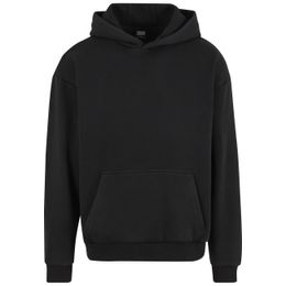 Urban Classics Herren Kapuzenpullover "Urban Classics Vintage Heavy Hoodie", schwarz, Gr. XL, unifarben, 70% Baumwolle, 30% Polyester, Pullover