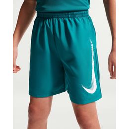 Nike Jungen Trainingsshorts "Nike Multi Refresh Big Kids' (Boys') Shorts", gr&uuml;n, Gr. XL, Obermaterial: 100% Polyester, Hosen, F&uuml;r Kinder und