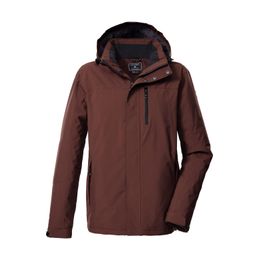 Killtec Herren Funktionsjacke "KOW 90 MN JCKT", braun, Gr. XL, Obermaterial: 100% Polyester.Futter: 100% Polyester.F&uuml;llung: 100% Polyester, Jacken,