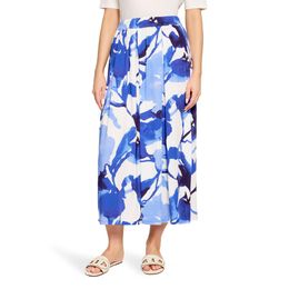 Betty Barclay Damen Midirock "Damen mit Eingrifftaschen", blau, Gr. 44, Obermaterial: 100% Viskose, R&ouml;cke