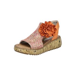 Rieker Plateau Sandaletten in Orange | Gr.: 36