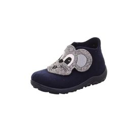 Superfit Geschlossener Hausschuh HAPPY OCTI in Blau/Grau | Gr.: 23