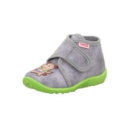 Superfit Geschlossener Hausschuh SPOTTY in Grau | Gr.: 19