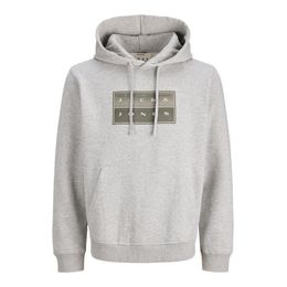 Jack & Jones Jack & Jones Kapuzenpullover in Light Grey Melange | Gr.: S