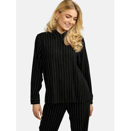 Damen Blusentop "Libert&eacute; Essentiel Shirt NEO", schwarz, Gr. L, LIBERT&Eacute; ESSENTIEL, Obermaterial: 70% Viskose, 30% Leinen, Blusen