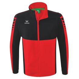 Erima Trainingsjacke "Six Wings Jacke Mit Abnehmbaren &Auml;rmeln" in Rot | Gr.: 4XL