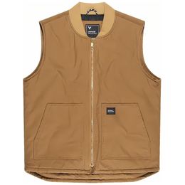 Vintage Industries Weste "Hallet Bodywarmer Dark Tan" in Braun | Gr.: XXL
