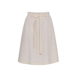 oxmo Damen Jeansrock "Jeansrock OXLerke", beige, Gr. 40, Obermaterial: 100% Baumwolle CO., R&ouml;cke