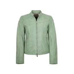 Jilani Lederjacke Lammnappa in Hellgr&uuml;n | Gr.: 38