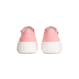 Tommy Jeans Damen Plateausneaker "TJW FLATFORM SNEAKER CHARMS", Gr. 37rosa, Baumwolle, unifarben, Schuhe, Halbschuh, Schn&uuml;rer, Freizeischuh mit
