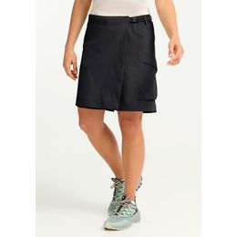 Jack Wolfskin Damen Skort "MAHANI SKORT W"schwarz, Gr. XS, Obermaterial: 100% Polyester. Futter: 100% Polyester, R&ouml;cke, mit Taschen, in