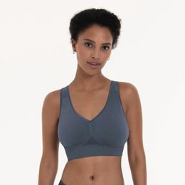 Damen Soft-BH, ANITA SINCE 1886, Gr. XXL, blau, Obermaterial: 97% Polyamid, 3% Elasthan, clean, unifarben, BHs, nahtlos, bequem, weich, ohne B&uuml;gel,