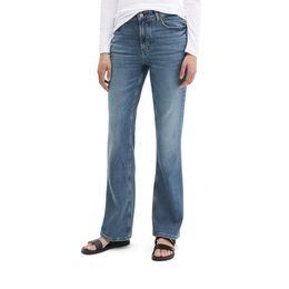 Marc O'Polo MARC O'POLO Damen Schlagjeans "aus Organic-Cotton-Mix-Stretch", blau, Gr. 29, unifarben, Obermaterial: 98% Baumwolle, 2% Elasthan, Jeans