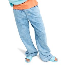 Roxy Damen Loose-fit-Jeans "Saltwater Mid Sunbleached", blau, Gr. 27, Obermaterial: 100% Baumwolle., Jeans