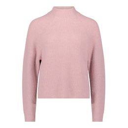 BETTY & CO BETTY & CO Grobstrick-Pullover mit hohem Kragen in Rose Melange | Gr.: 36