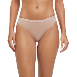 Falke Damen Slip "Daily Climate Control", Gr. XL, beige, Single Jersey, Obermaterial: 57% Baumwolle, 38% Viskose, 5% Elasthan, Unterhosen,