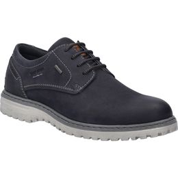 Josef Seibel Herren Schn&uuml;rschuh "Erroll 50, indigo-kombi", Gr. 44, blau, Obermaterial: 100% Rindsleder Leather cow., Schuhe