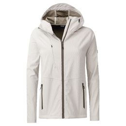 LPO Damen Softshelljacke "Lia WMN", wei&szlig;, Gr. 36, Softshell, 100% Polyester, Jacken, auch in Gro&szlig;en Gr&ouml;&szlig;en erh&auml;ltlich