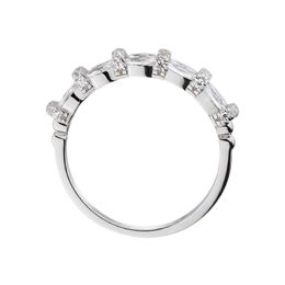 Jobo Damen Silberring "Marquise Ring Fingerring", 54, Silber 925 (Sterlingsilber), silber, Silber 925 (Sterlingsilber), Fingerringe, 925 Silber