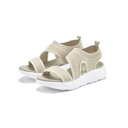 Lascana Sandale in beige | Gr.: 38