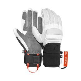 Reusch Damen Skihandschuhe "Alpine Master", wei&szlig;, Gr. 9,5, unifarben, 50% Ziegenleder, 45% Polyester, 5% Lederimitat, Handschuhe, mit winddichter und