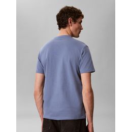 Herren T-Shirt "CLASSIC MONOGRAM"dusty sailor blau, Gr. XXL, Calvin Klein Jeans, Single Jersey, Obermaterial: 100% Baumwolle, Shirts, regular fit,
