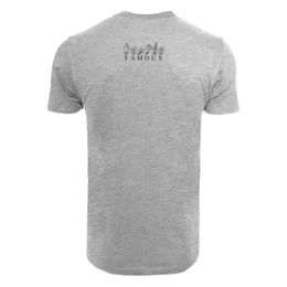 MisterTee Herren T-Shirt "MisterTee Herren FMS Sign Tee"erdgrau, Gr. S, bedruckt, 100% Baumwolle, Shirts