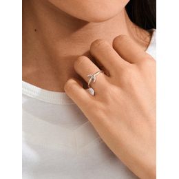 Pilgrim Ring 'Lulu' Damen Gr&ouml;&szlig;e 50/60 hellblau / hellgr&uuml;n / rosa / silber