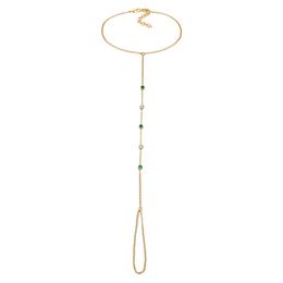 Elli Armband Damen Gr&ouml;&szlig;e 16 t&uuml;rkis / gold
