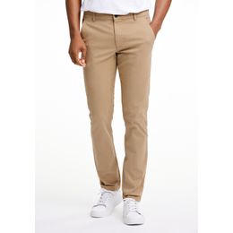 LINDBERGH Herren Chinos "Chinos Slim Fit", beige, Gr. 38, unifarben, Obermaterial: 98% Baumwolle, 2% Elasthan, Hosen