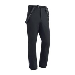 Maier Sports Herren Skihose "Copper slim", schwarz, Gr. 48, 100% Polyester, Hosen, Herren Schneehose mit Hosentr&auml;gern, wind/wasserdicht, Slim Fit