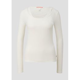 QS T-Shirt in 0200_creme | Gr.: L