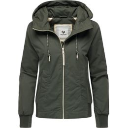 Ragwear Damen Outdoorjacke "Lumie YOUMODO", gr&uuml;n, Gr. XXL, Obermaterial: 65% Polyester, 35% Baumwolle. Innenfutter: 100% Polyester. Wattierung: 100%